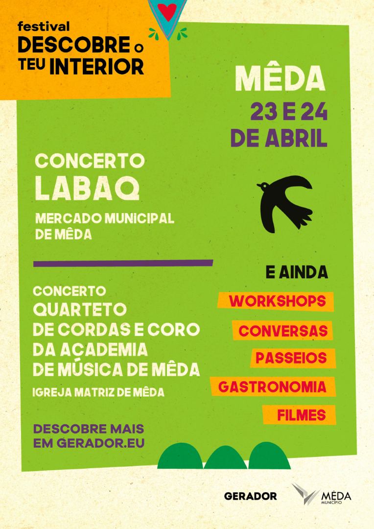 cartaz Gerador – Município de Mêda